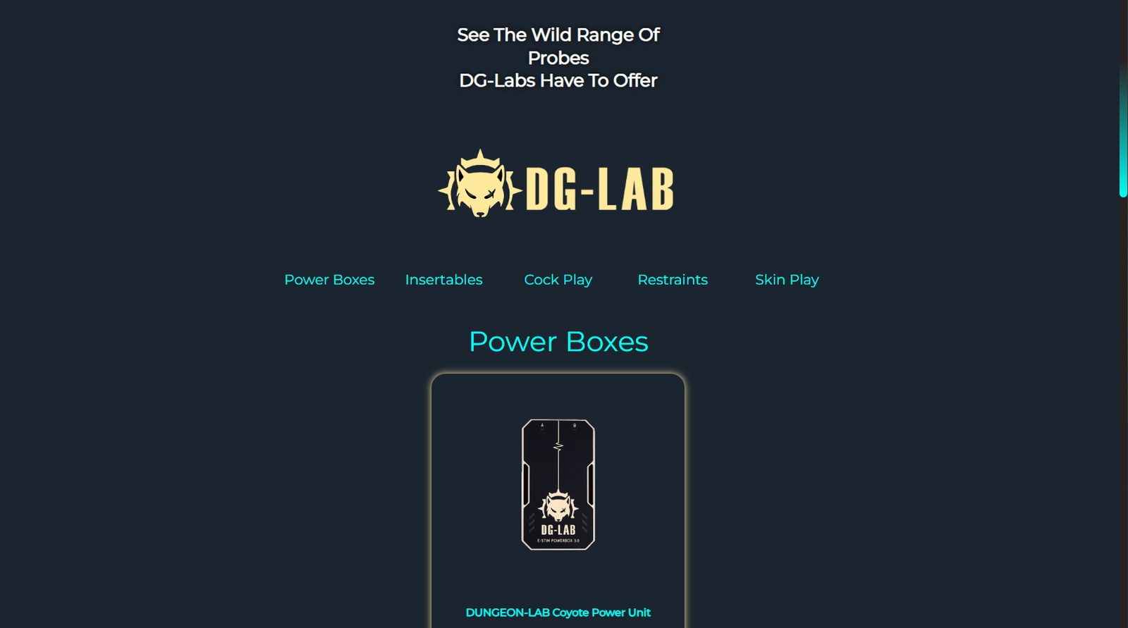 DG-Labs Coyote In Brief | Estim Tens Electrostim 2025