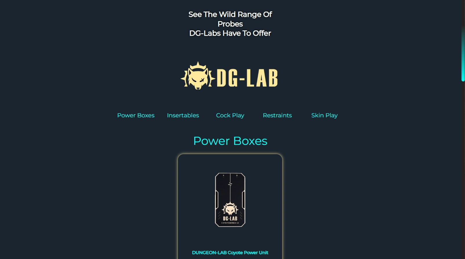 DG-Labs Coyote In Brief | Estim Tens Electrostim 2025